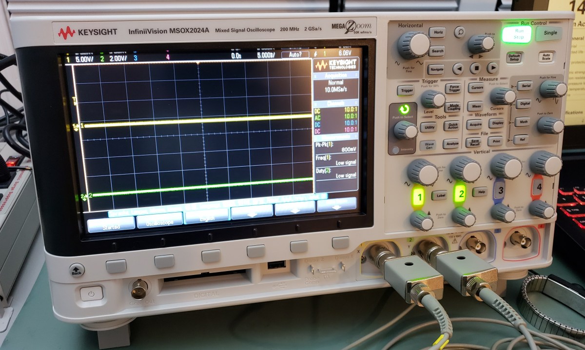 First Oscilloscope: Keysight MSOX2024A – Kevin Aghaei's Lab