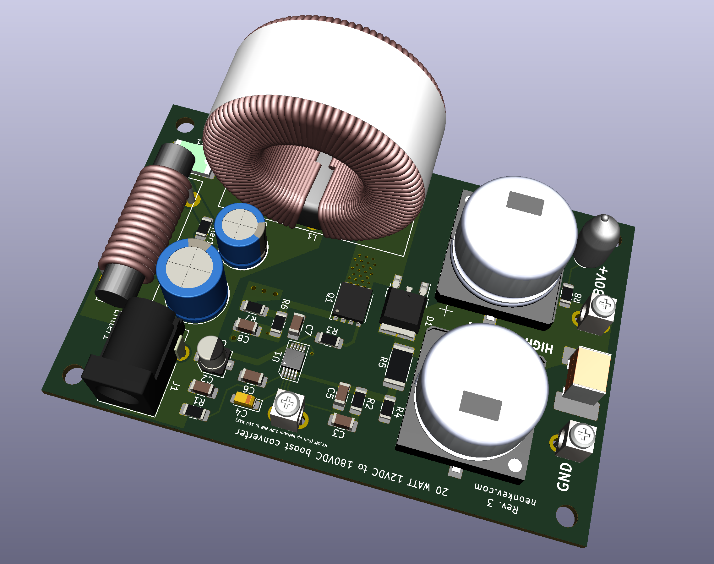 Project: 20 watt high voltage boost converter – Kevin Aghaei's Lab