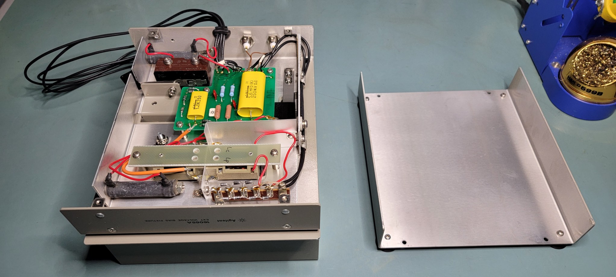 LCR measurements at high DC bias voltages; how and why? Agilent 16065A ...